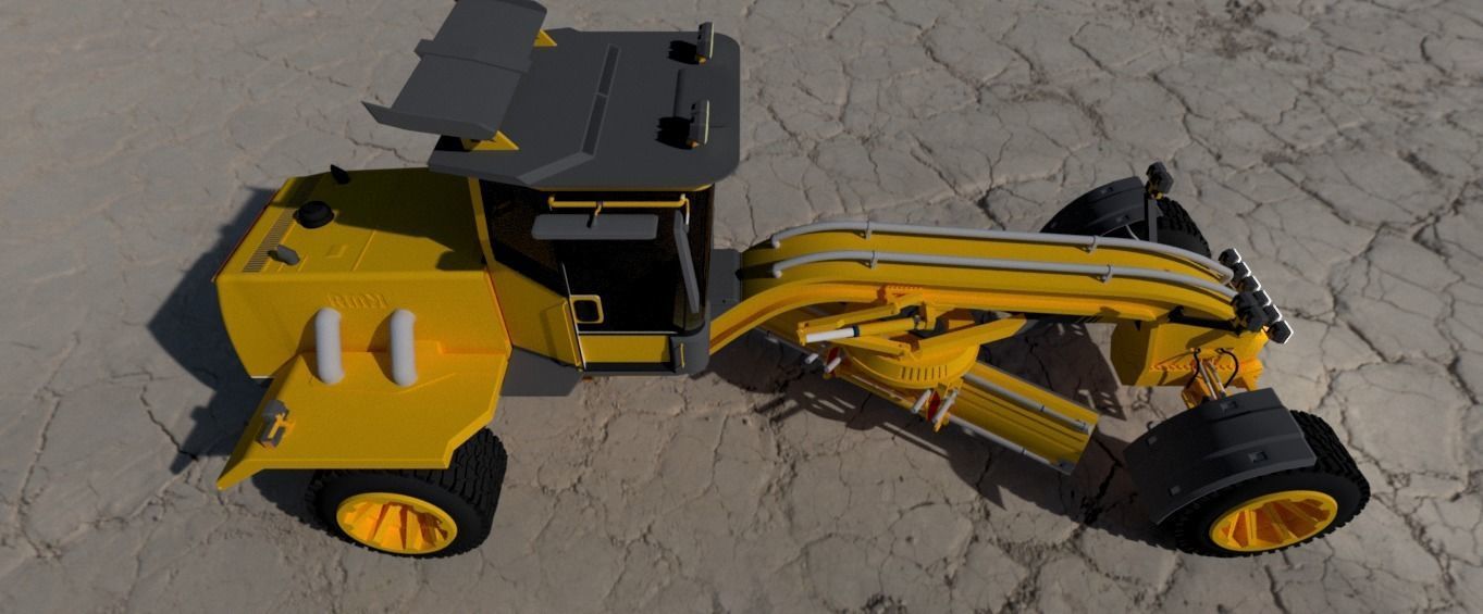 sport grader 3D model | CGTrader