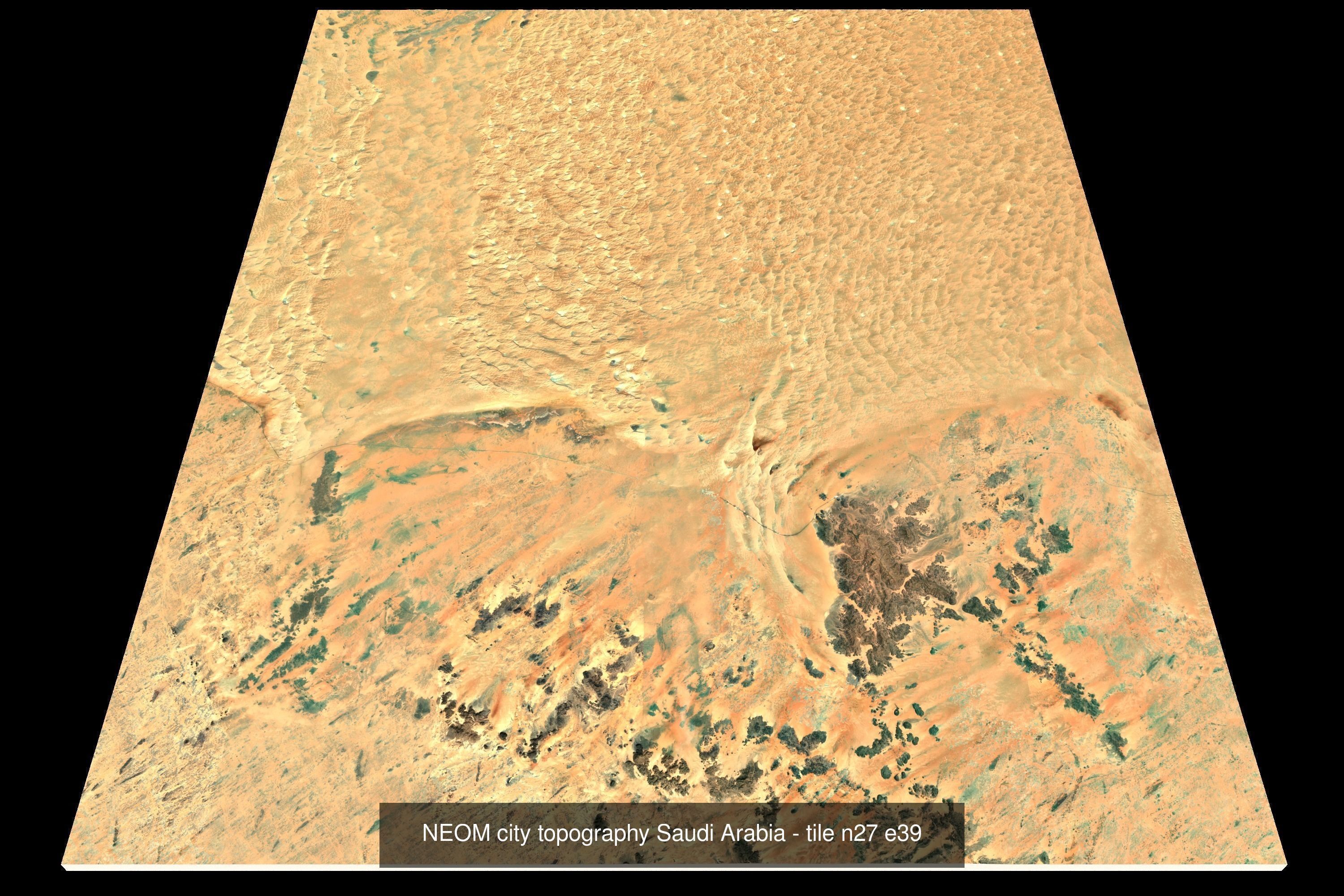 NEOM city KSA terrain 3d topography Collection in Saudi Arabia | CGTrader