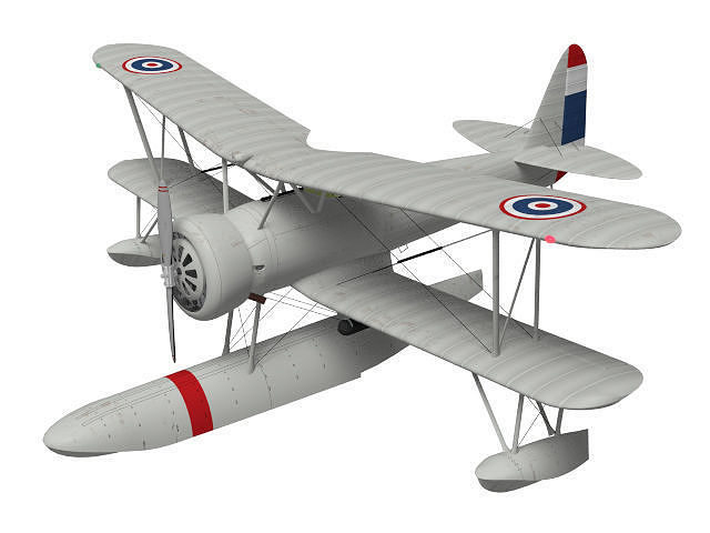 Nakajima E8N Dave 3D model | CGTrader