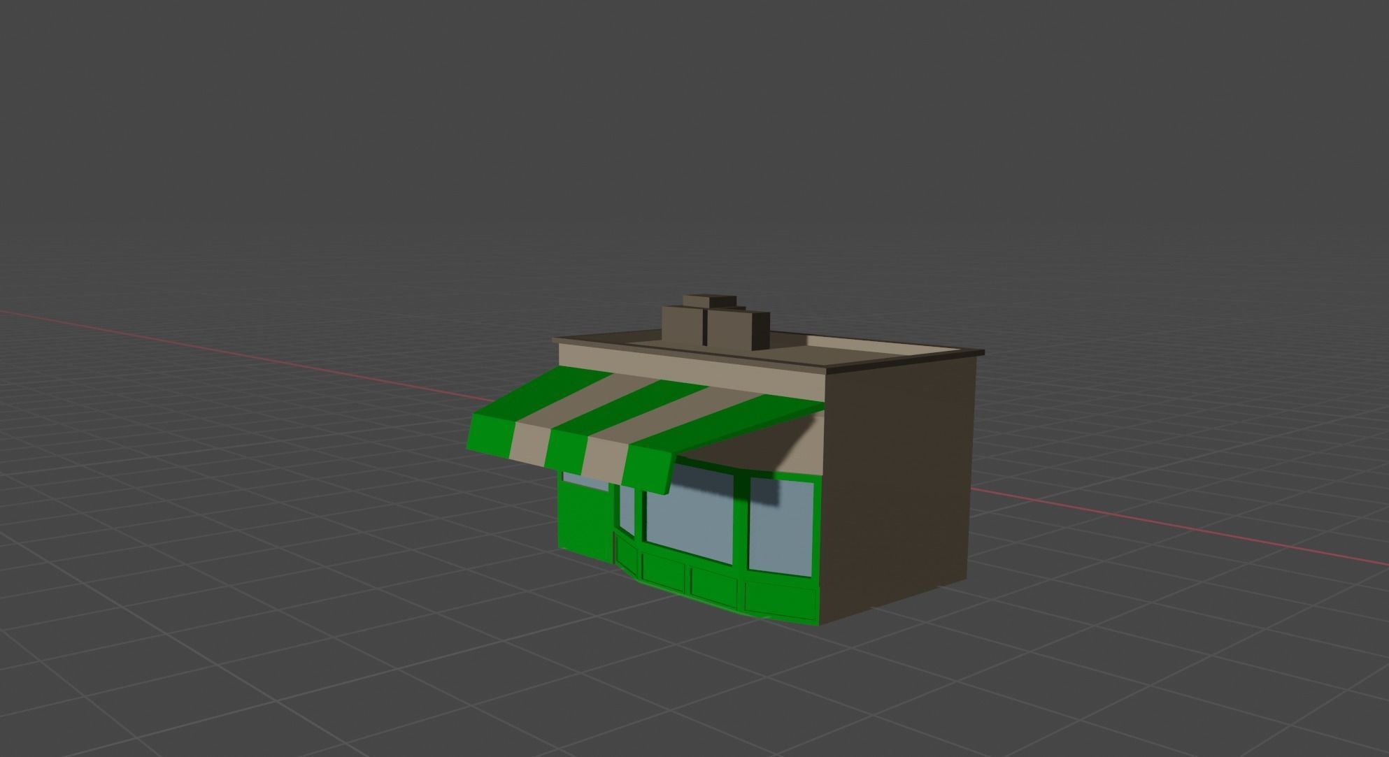 3D model low poly stores pack VR / AR / low-poly | CGTrader