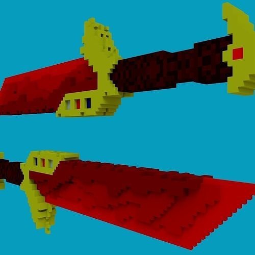 Lava Blade free 3D model | CGTrader