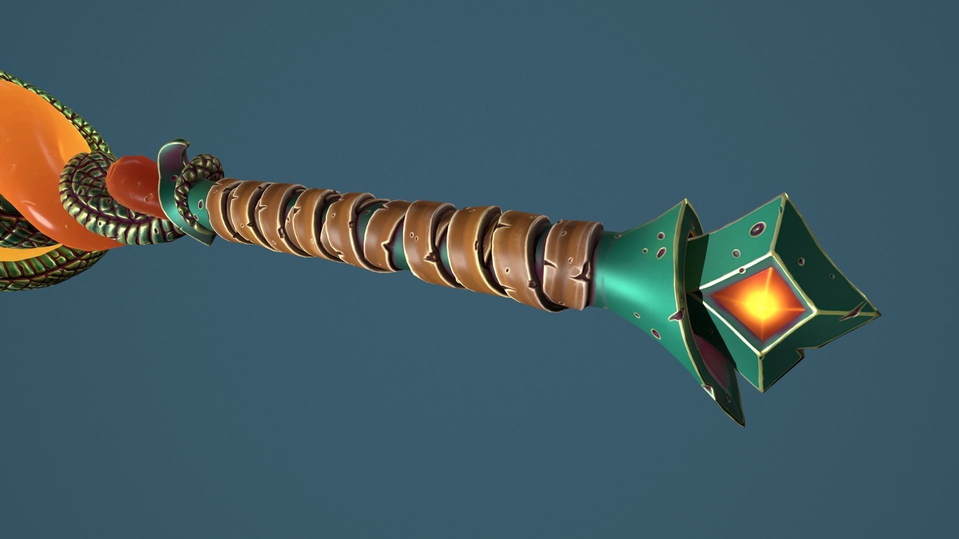 3D model Snake mace VR / AR / low-poly | CGTrader