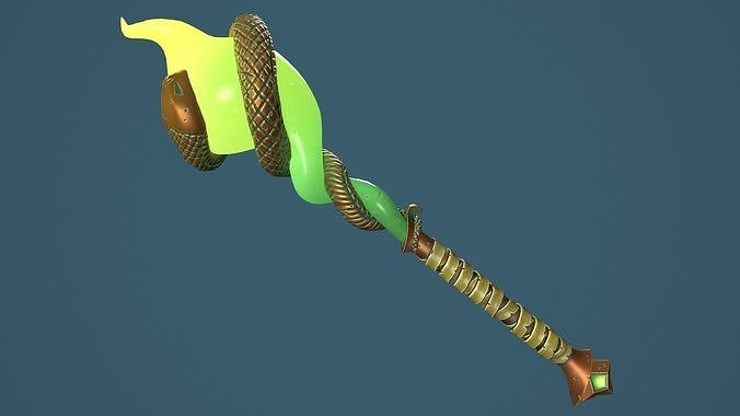 3D model Snake mace VR / AR / low-poly | CGTrader