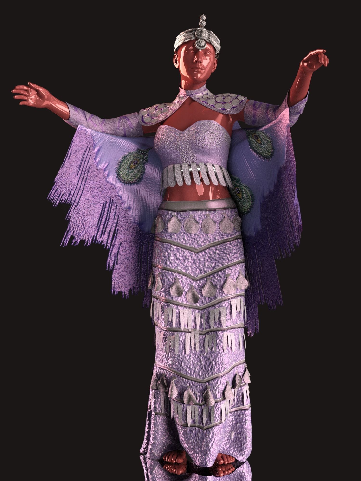 Arcane Princess Outfit 3D model | CGTrader