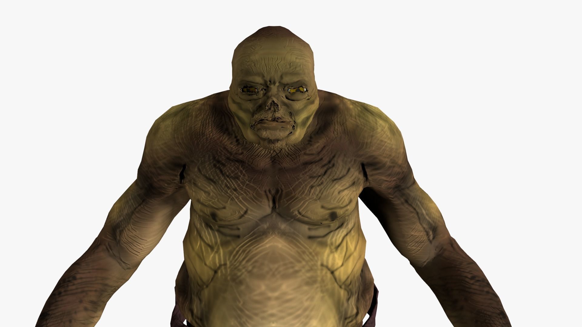 3D model Low poly Cave Troll VR / AR / low-poly | CGTrader