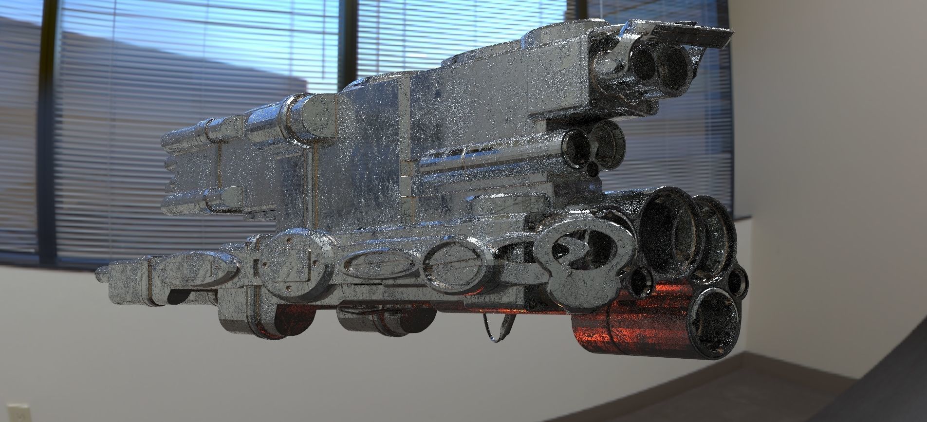 Sci-Fi scope drone black ops tech 3D 3D model | CGTrader