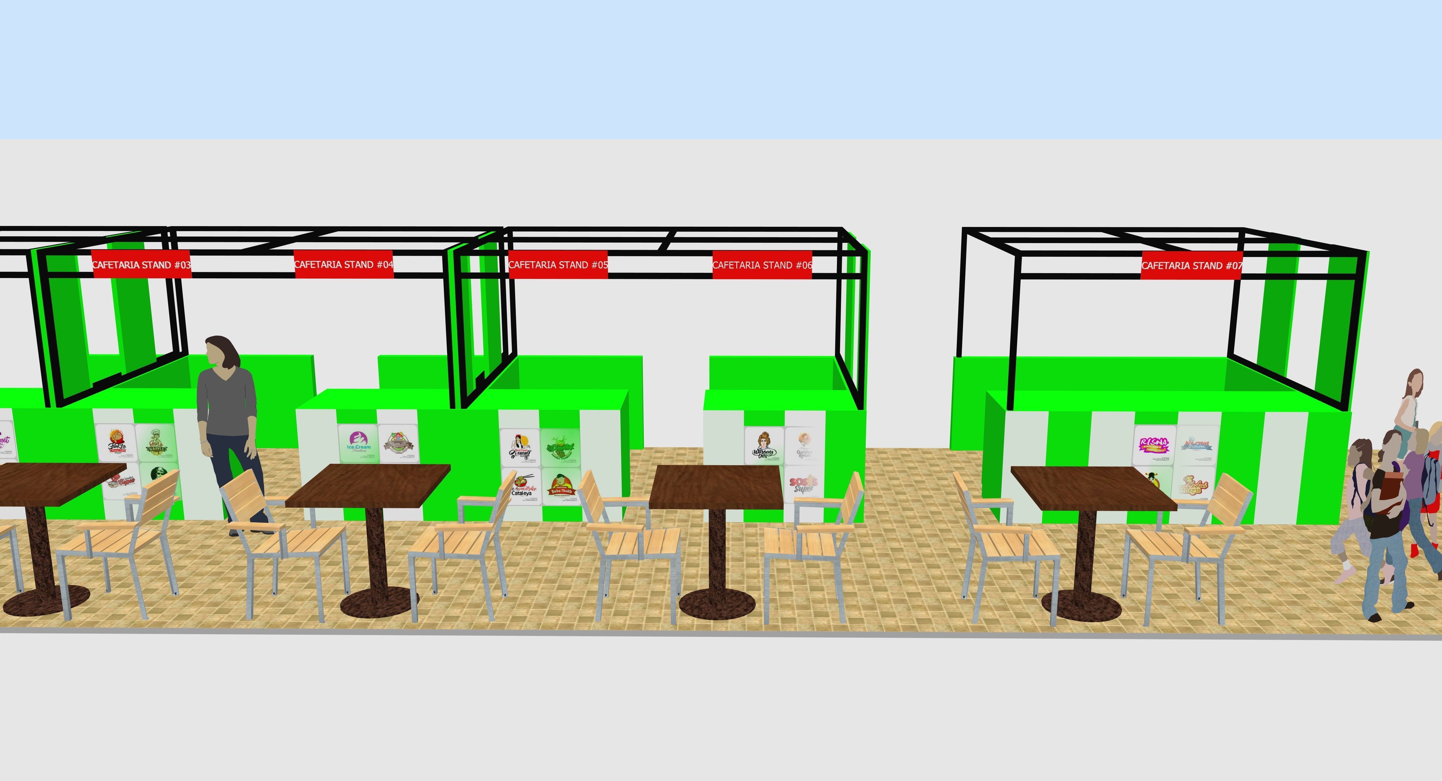 booth portable 3D model 3D printable | CGTrader