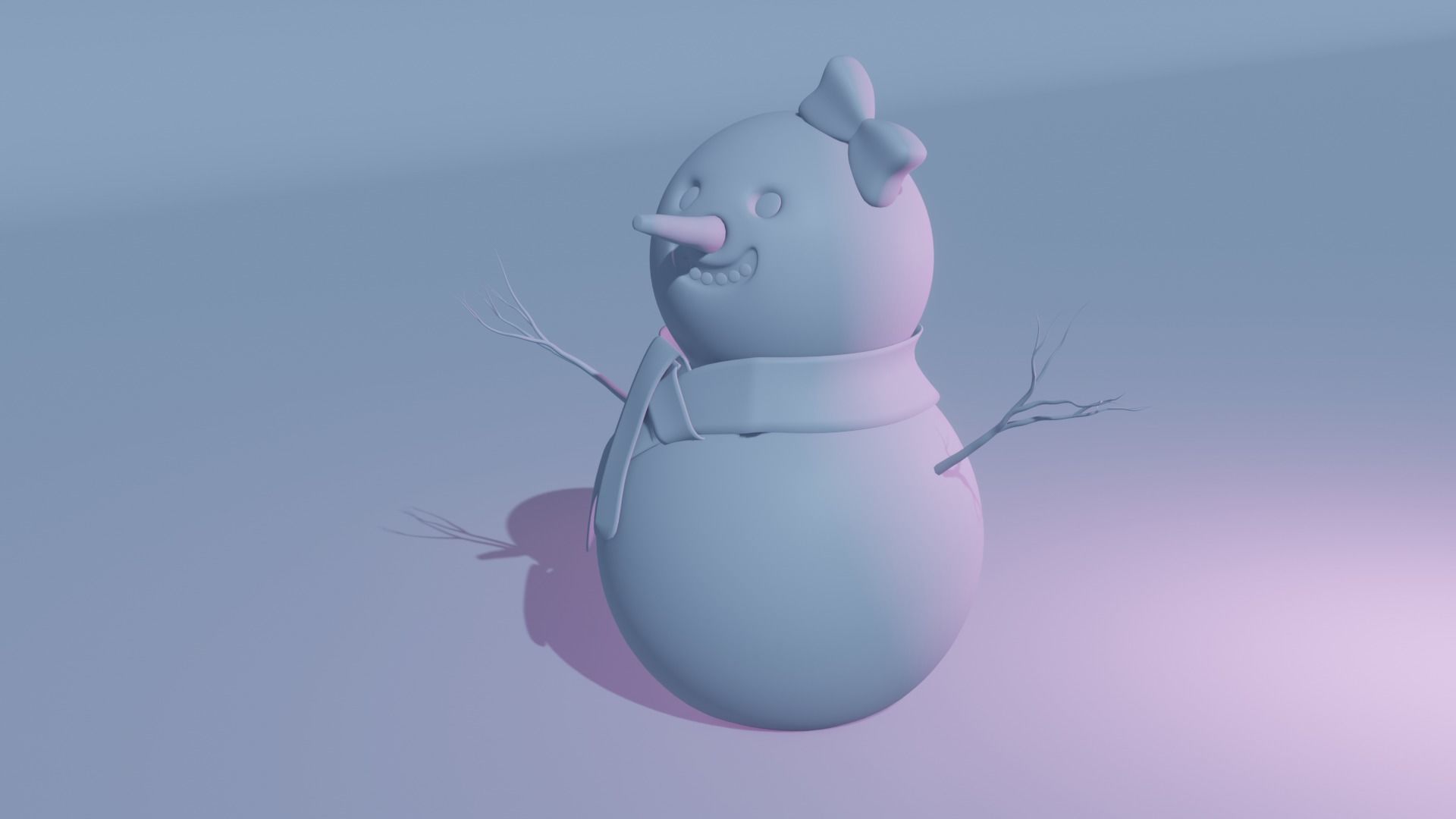 Snowman Free 3D model free 3D model | CGTrader