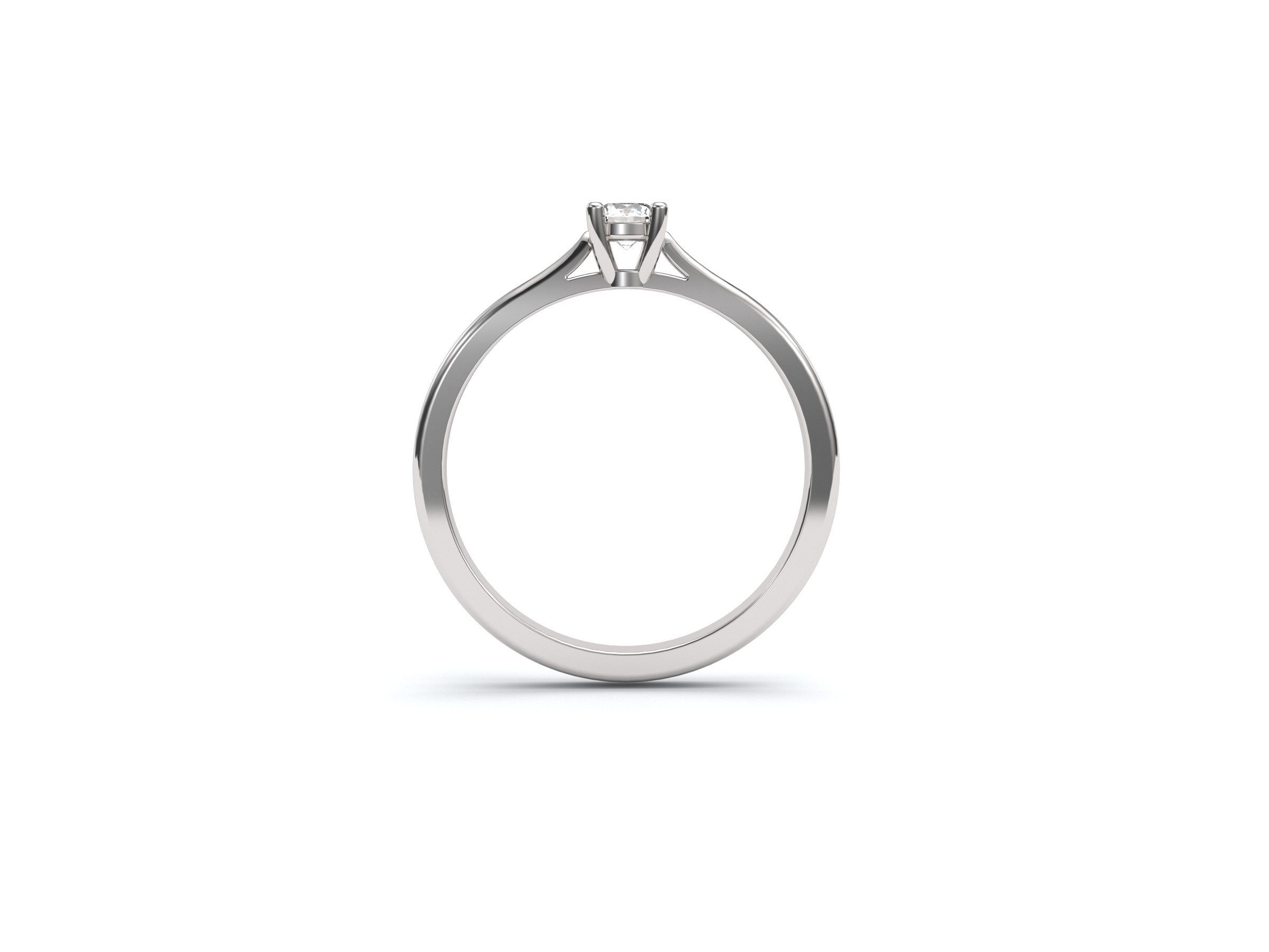 Engagement ring free 3D model 3D printable | CGTrader
