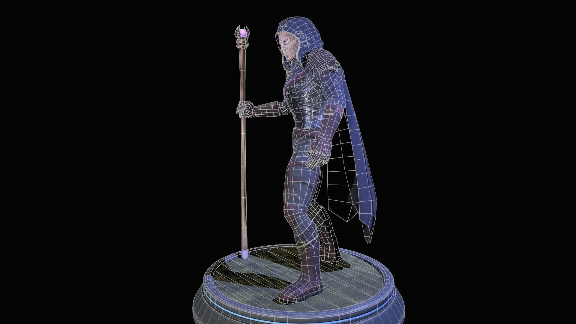 3D model Wizard VR / AR / low-poly rigged animated | CGTrader