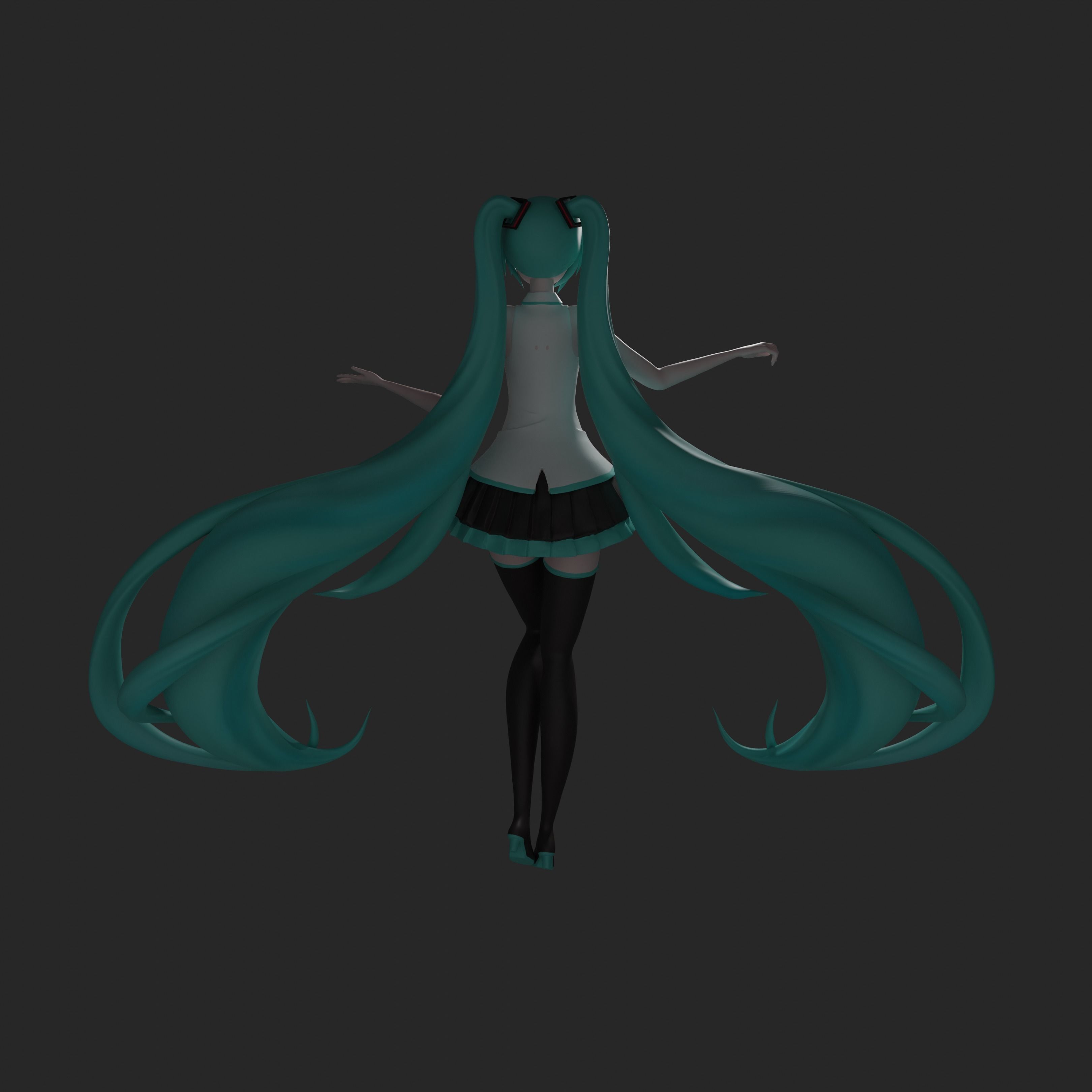 Hatsune Miku 3D model | CGTrader