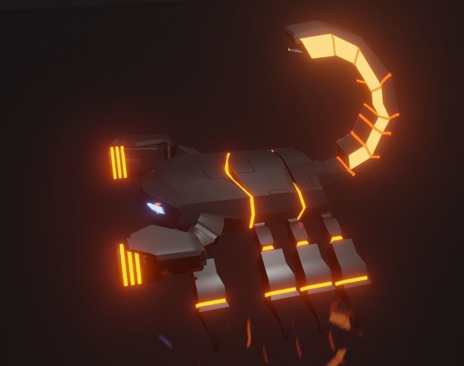 Sci-Fi Scorpion 3D model animated | CGTrader