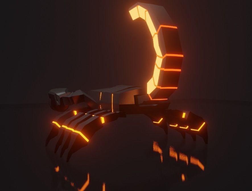Sci-Fi Scorpion 3D model animated | CGTrader