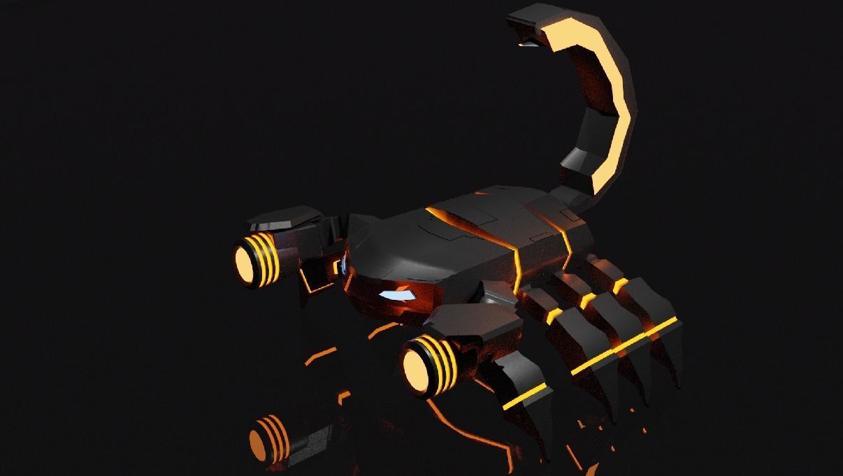 Sci-Fi Scorpion 3D model animated | CGTrader