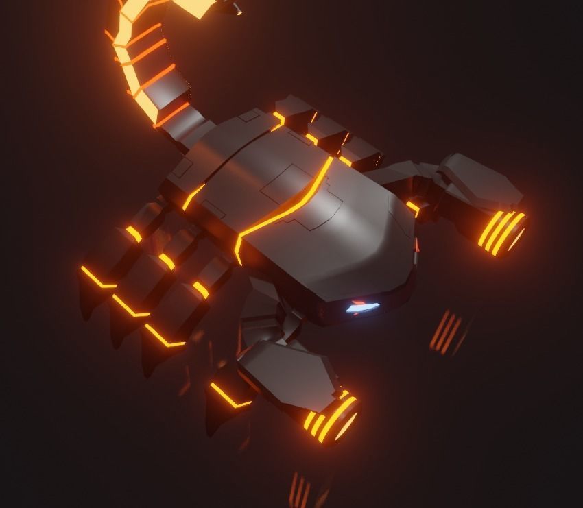 Sci-Fi Scorpion 3D model animated | CGTrader