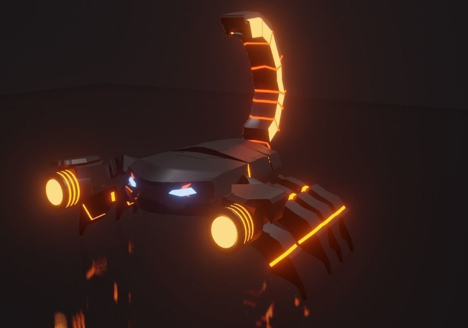 Sci-Fi Scorpion 3D model animated | CGTrader