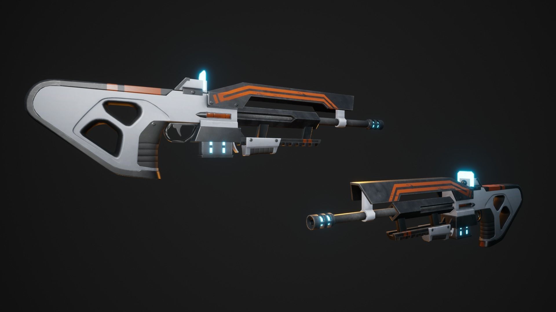 3D model Sci-Fi Weapon Pack VR / AR / low-poly | CGTrader