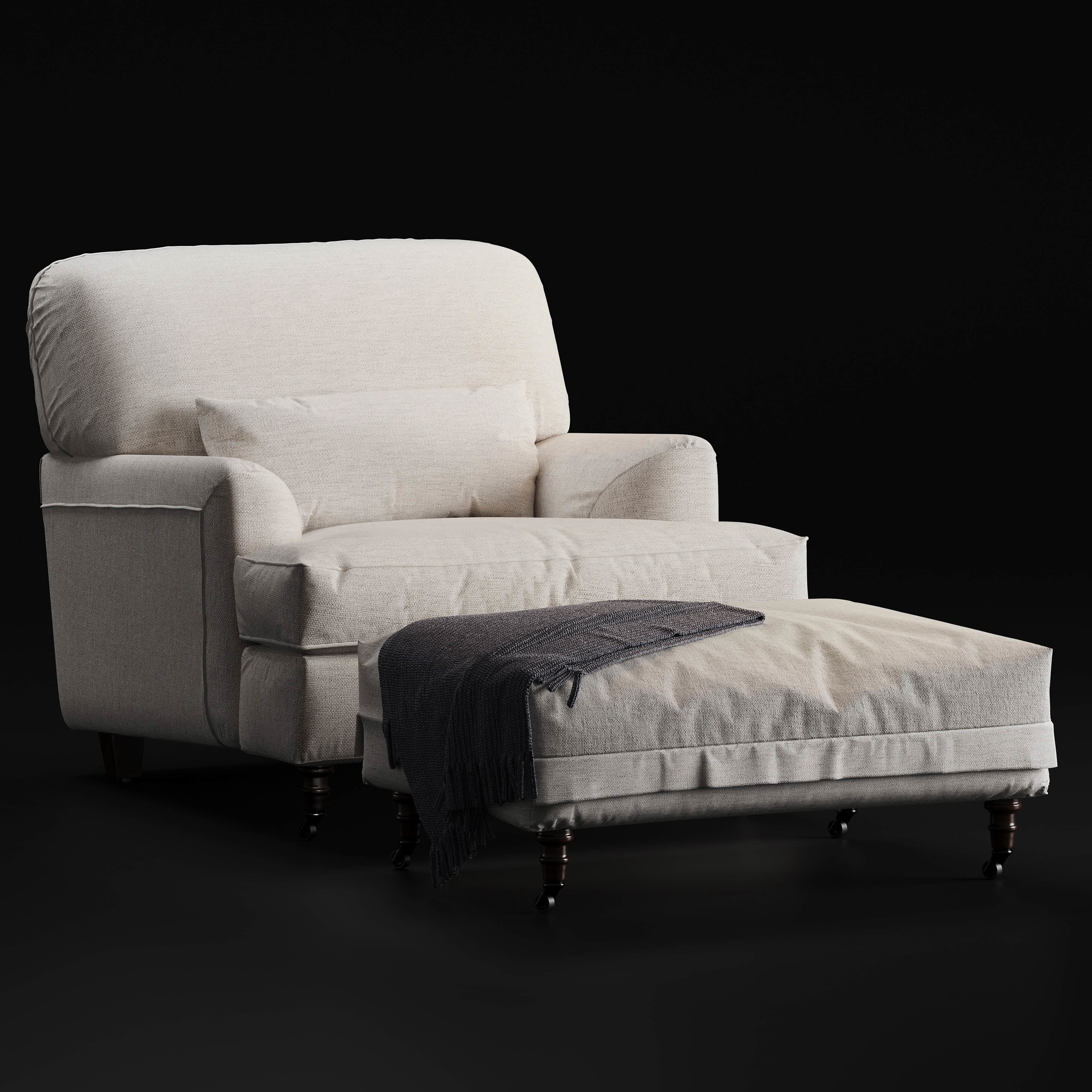 De Padova Raffles chair 3D model | CGTrader