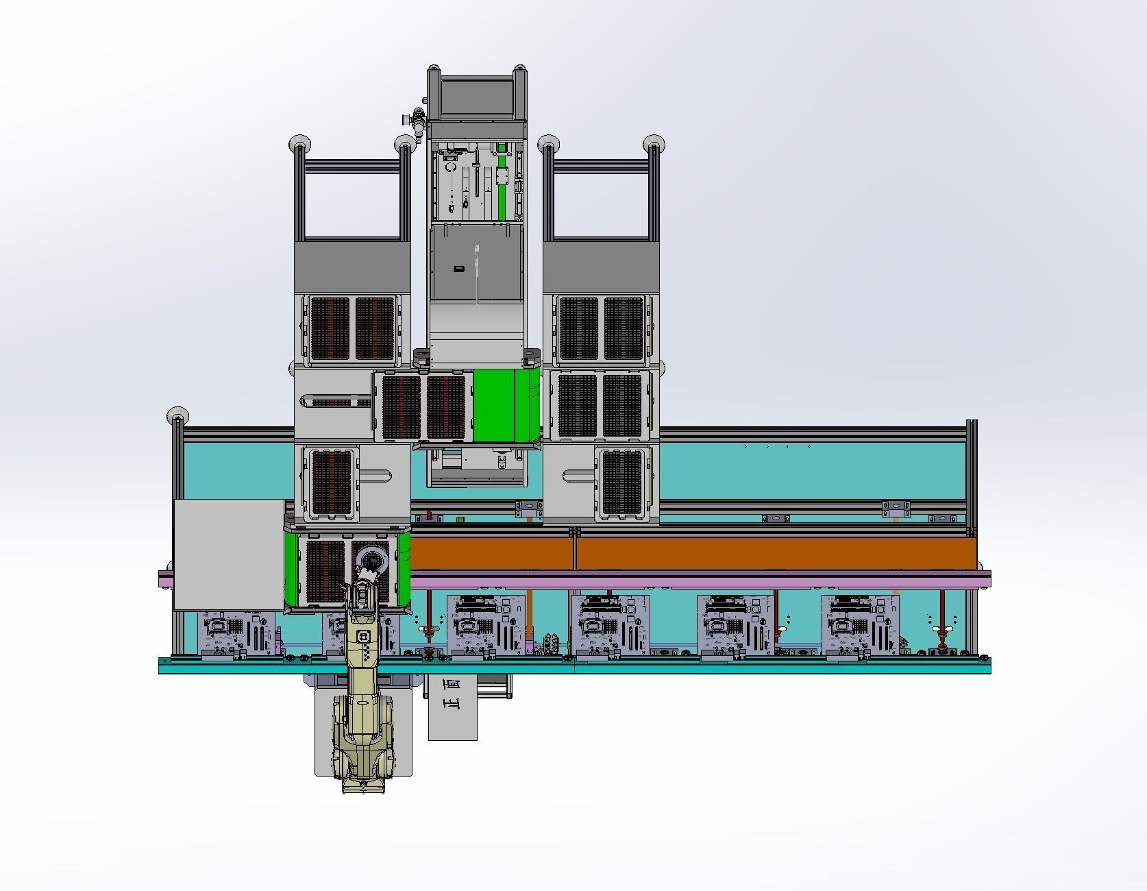 Automatic memory module assembly machine 3D model | CGTrader