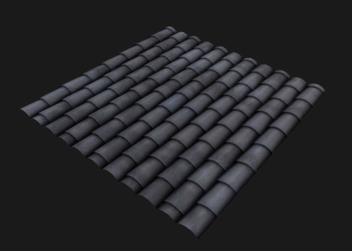 15 Stylized and Seamless Roof Tiles PBR Textures and Materials Texture ...