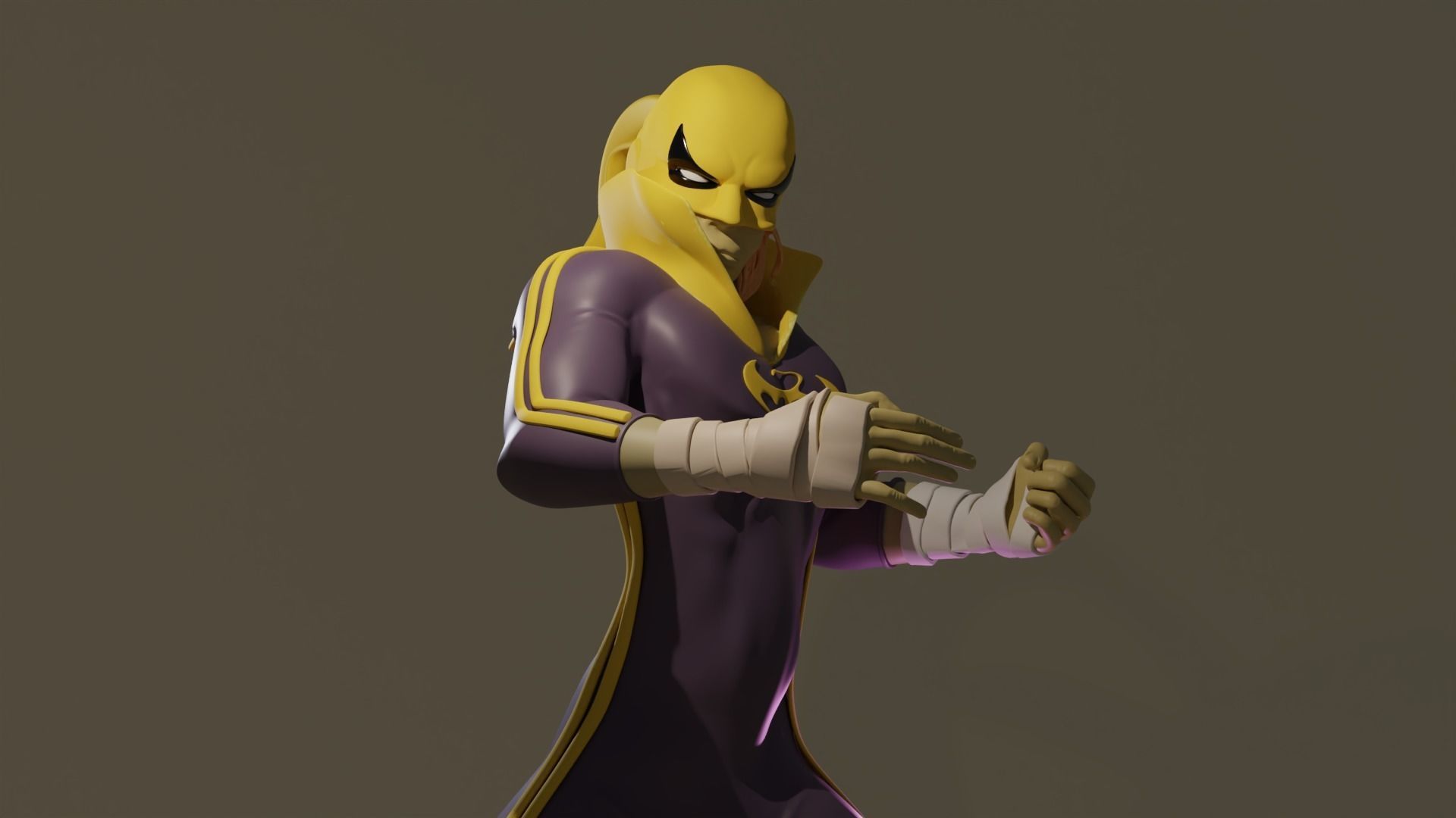 Marvel Iron Fist 3D print model free 3D model 3D printable | CGTrader
