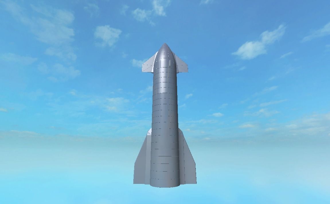 3D model SpaceX Starship Low Poly 3D Model VR / AR / low-poly | CGTrader