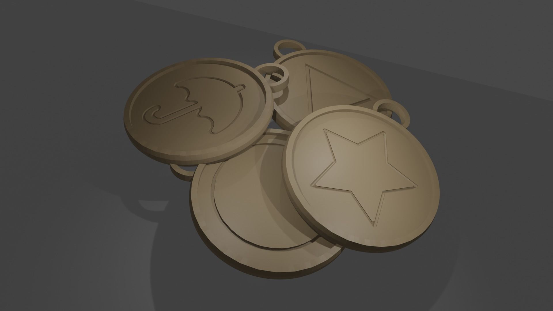 squid game keychains 3D model 3D printable | CGTrader