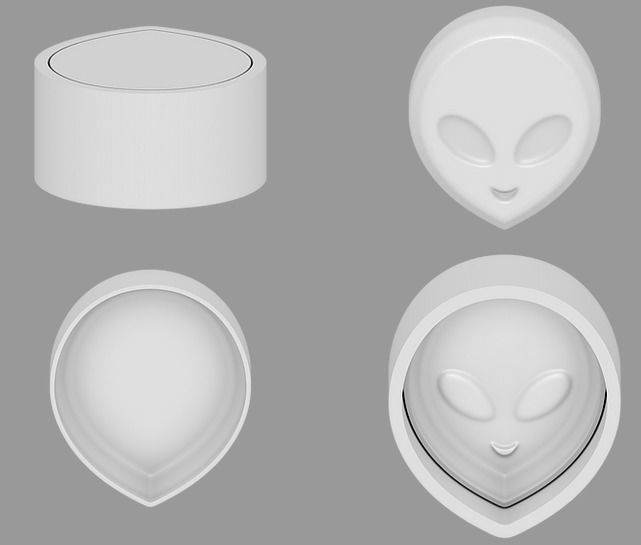 Alien Mold 3D model 3D printable | CGTrader