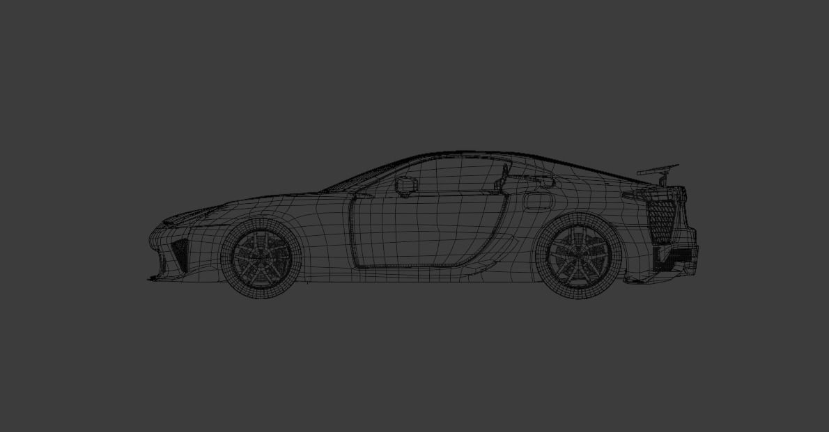 Lexus Lfa free 3D model | CGTrader