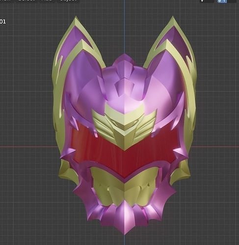Armor Hero Emperor 3D Printable Helmet 3D model 3D printable | CGTrader