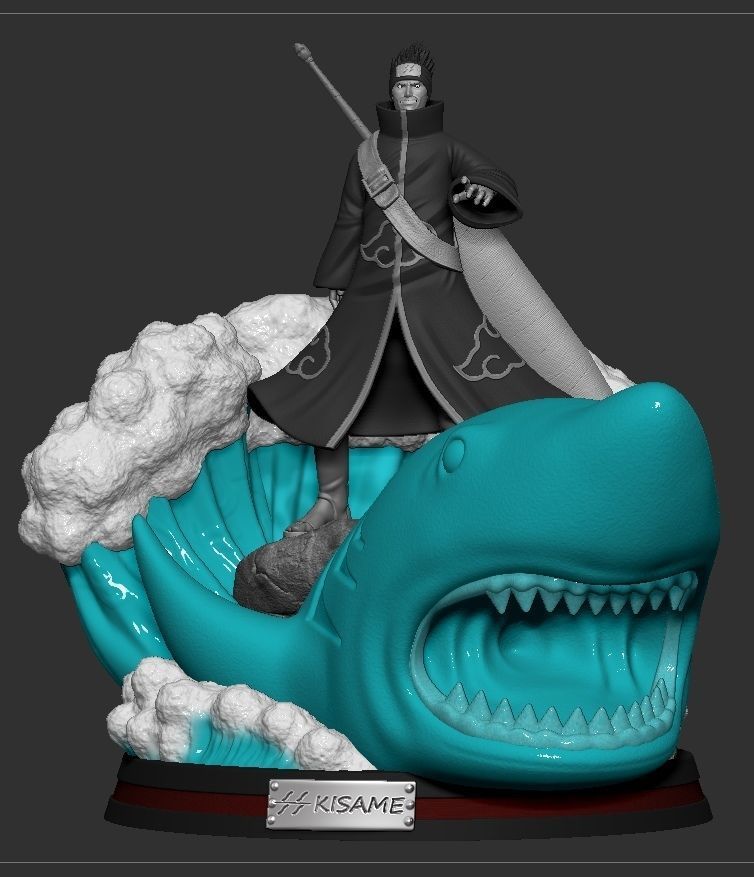 Kisame - Akatsuki 3D model 3D printable | CGTrader