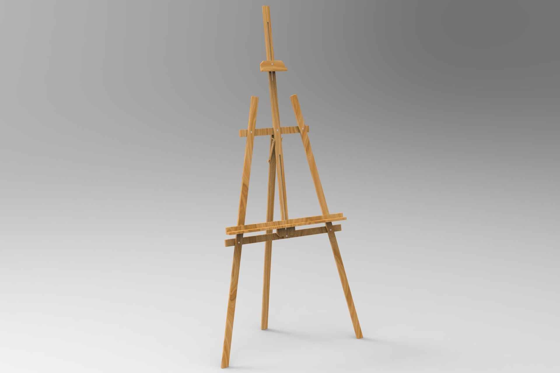 Easel 3d Model wooden 3D model | CGTrader