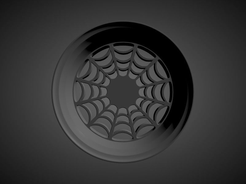 Spider Web Rims scalable and printable 3D model 3D printable | CGTrader