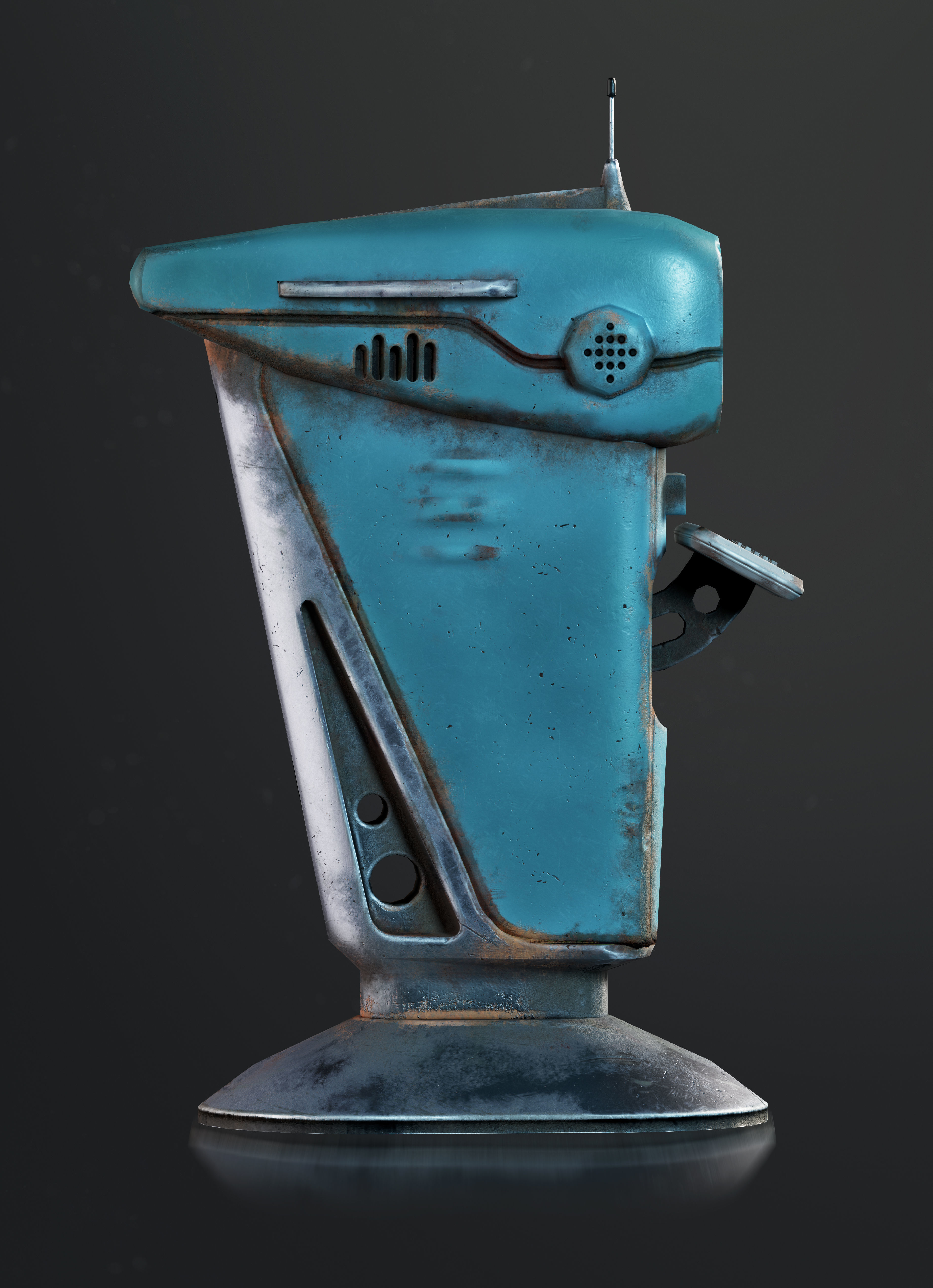 3D model Terminal computer VR / AR / low-poly | CGTrader