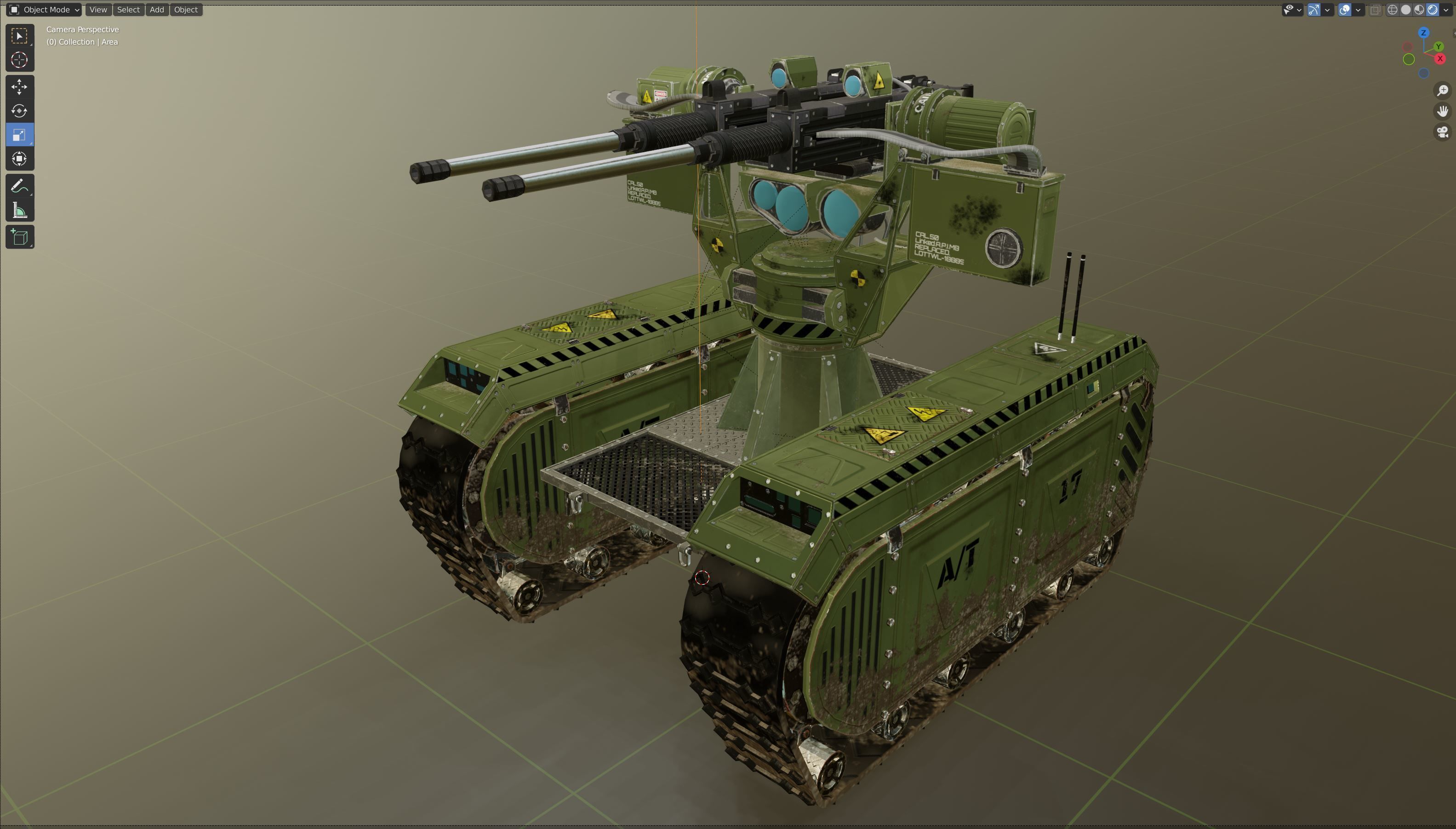3D model THeMIS - UGV - Unmanned Ground Vehicle VR / AR / low-poly ...