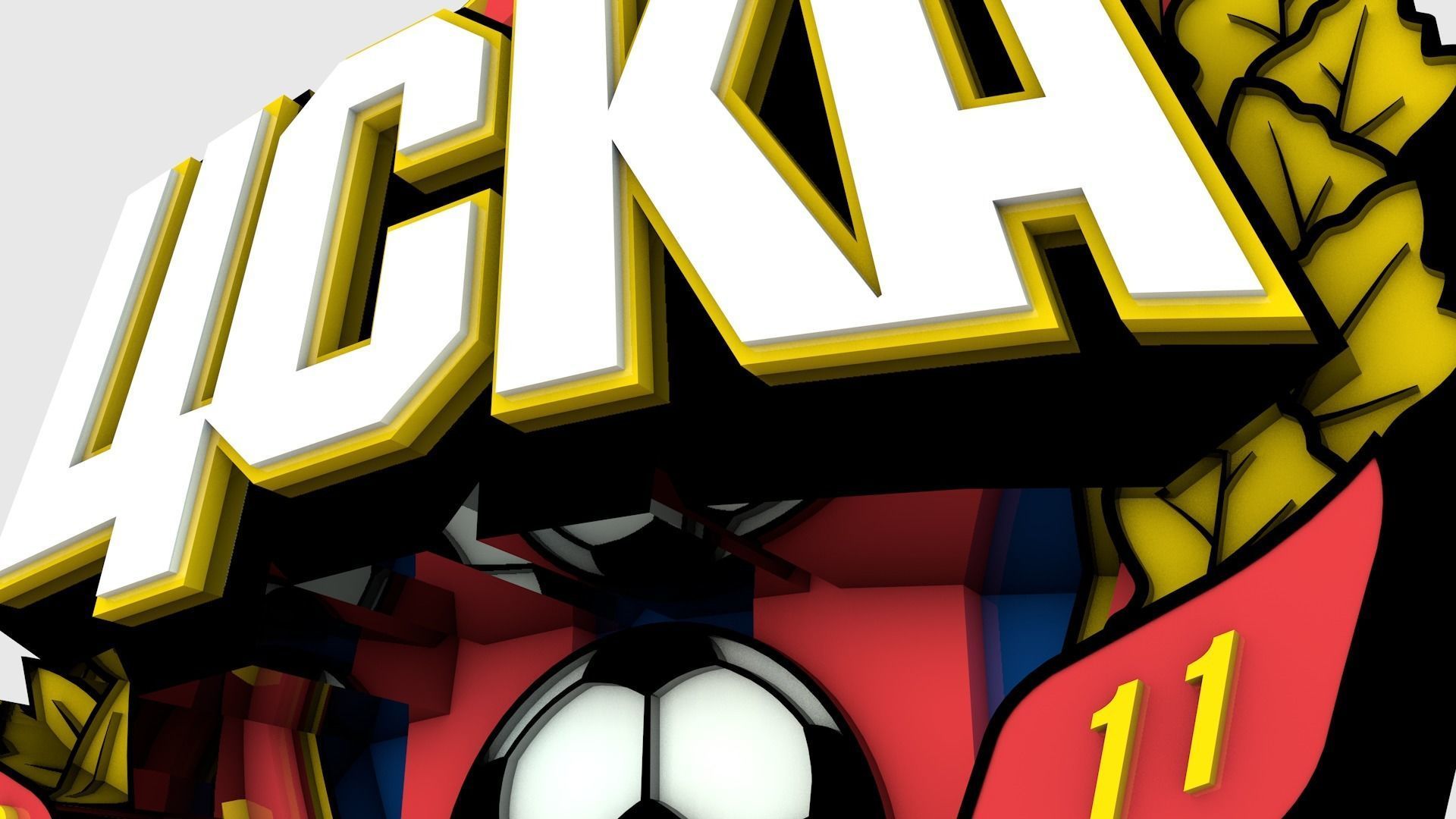 CSKA Moscow logo 3D model | CGTrader