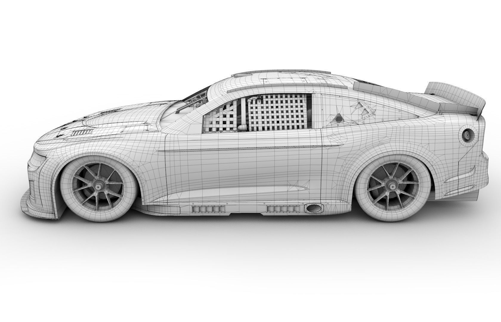 3D model Nascar Chevrolet Camaro ZL1 2022 VR / AR / low-poly | CGTrader