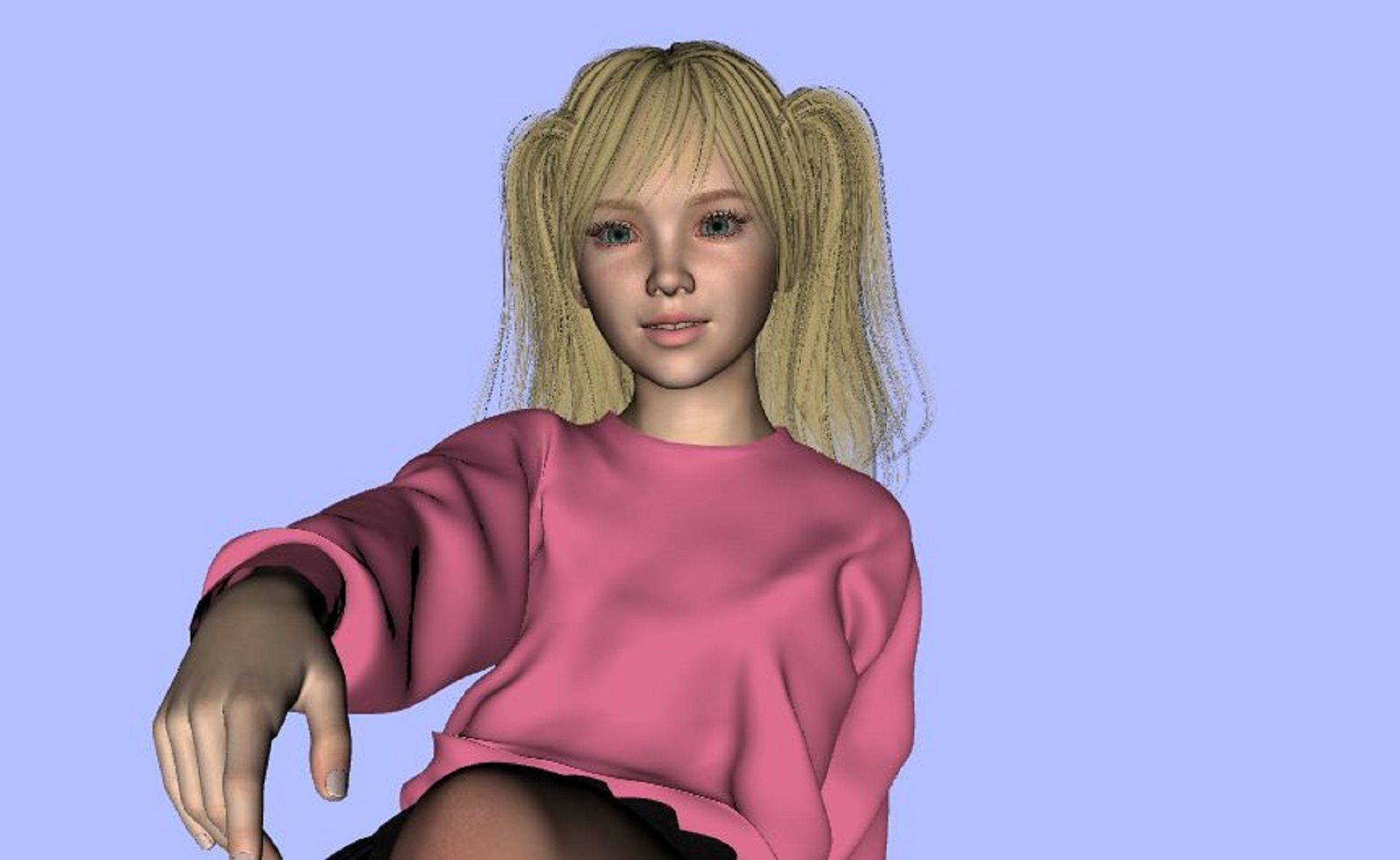 Diana Tween baby Genesis 8 Female 3D Model 3D model | CGTrader