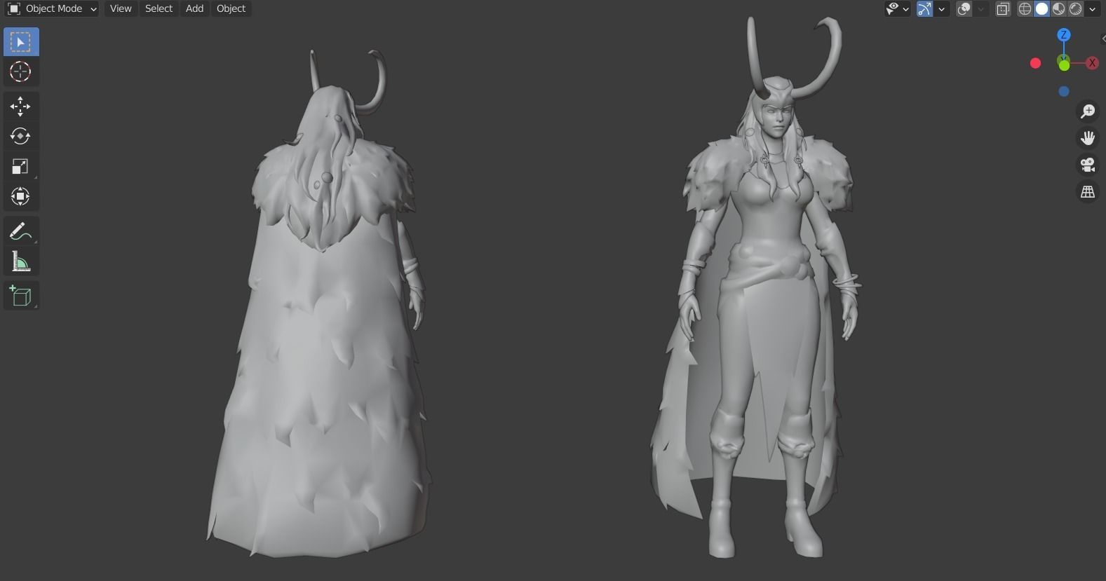 Lady Loki rigged 3D model rigged | CGTrader