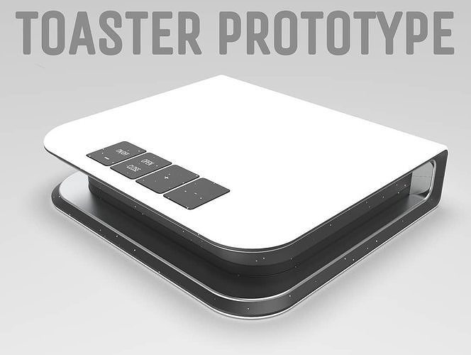 Toaster concept design 3D model | CGTrader