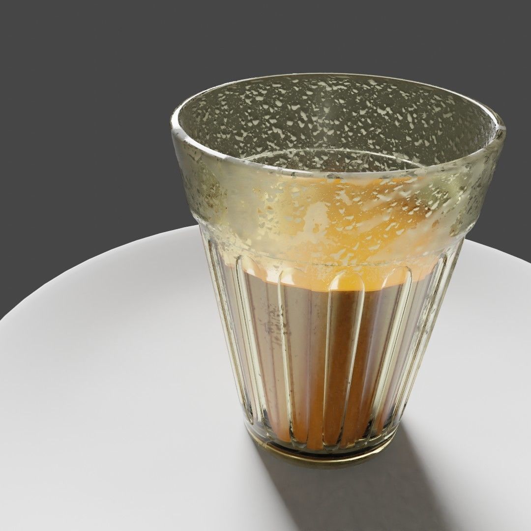 Tea glass - Chai glass 3D model | CGTrader