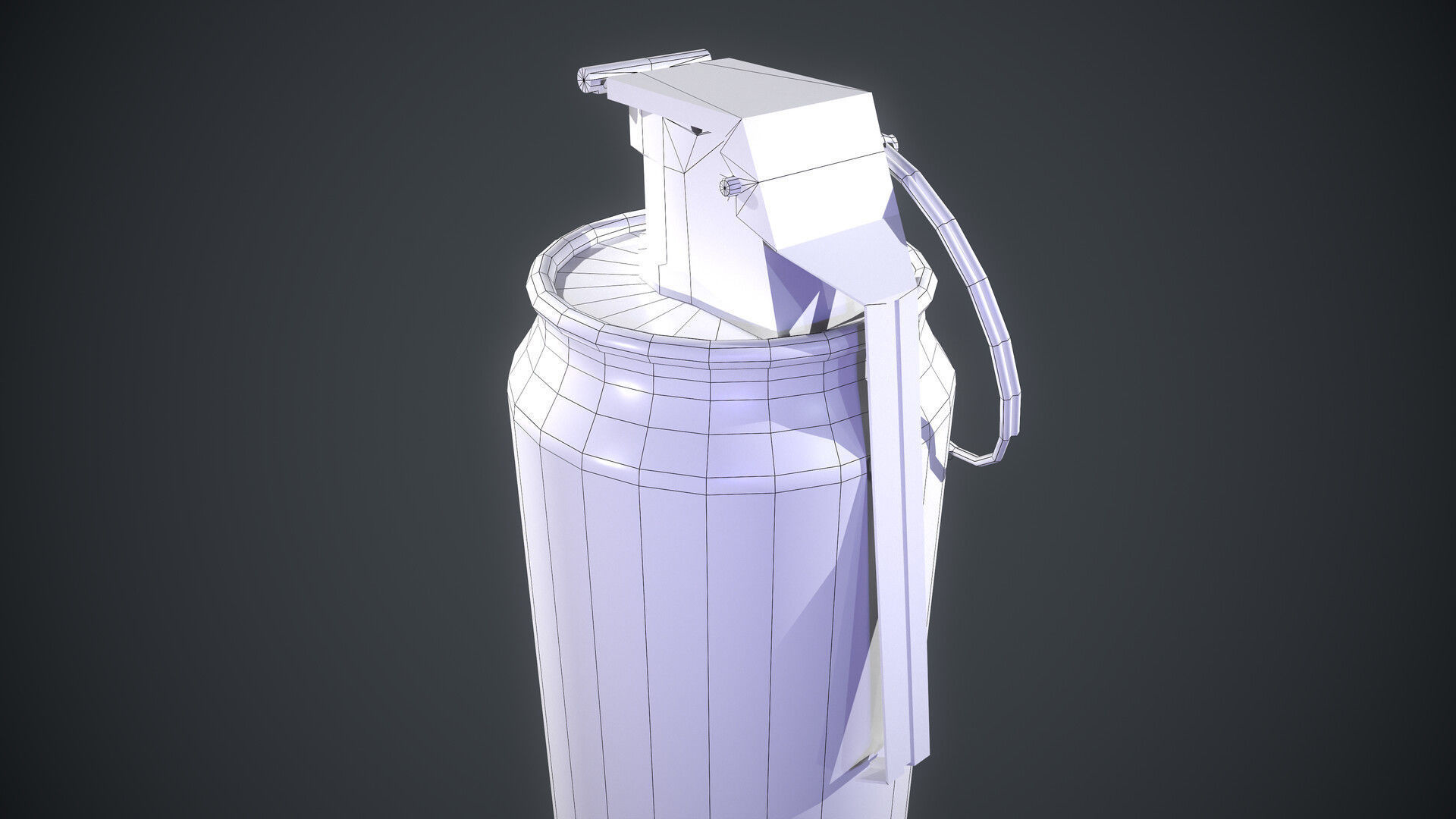 A homemade pepsi grenade 3D model | CGTrader