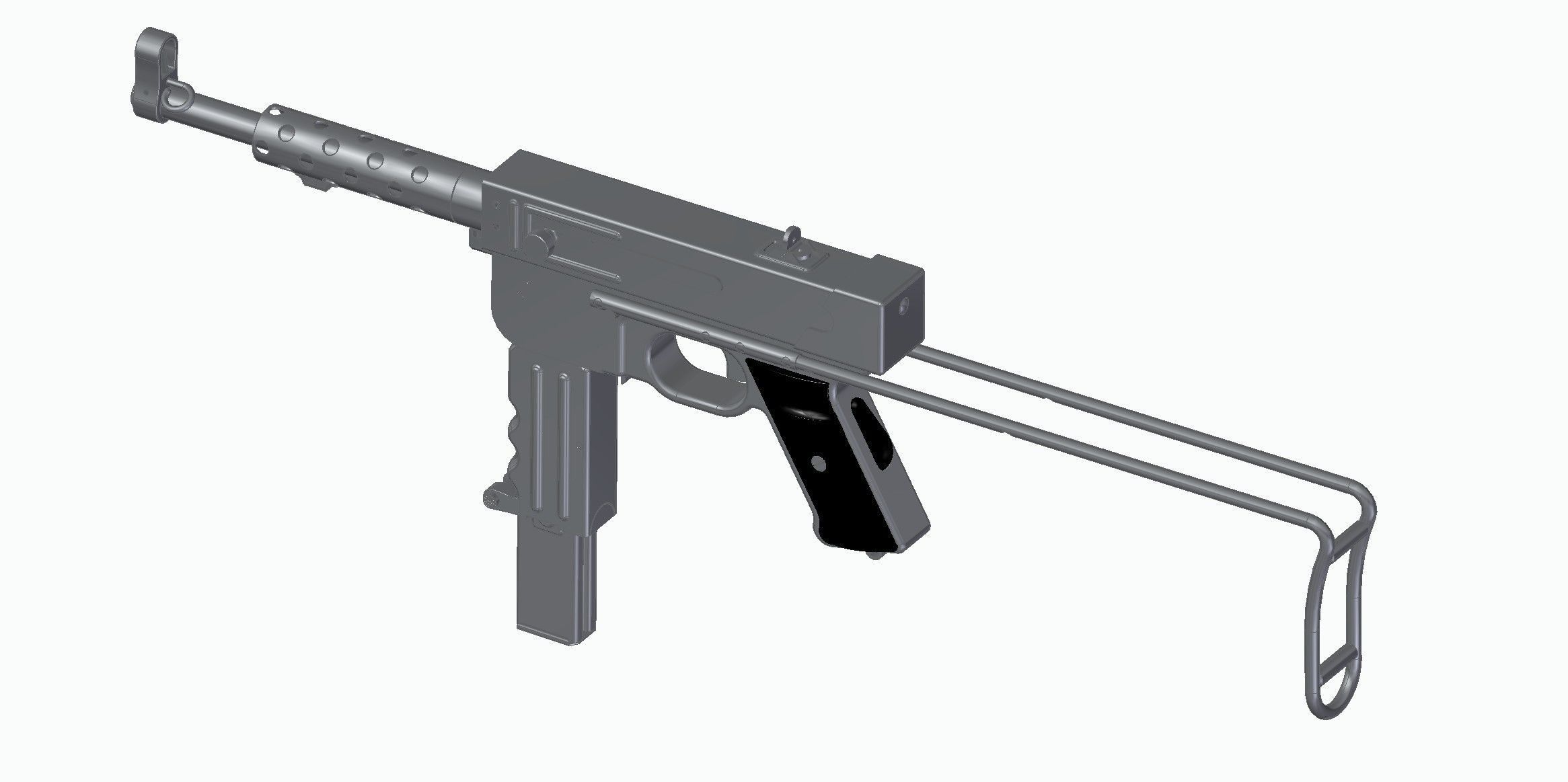 MAT-49 3D model | CGTrader