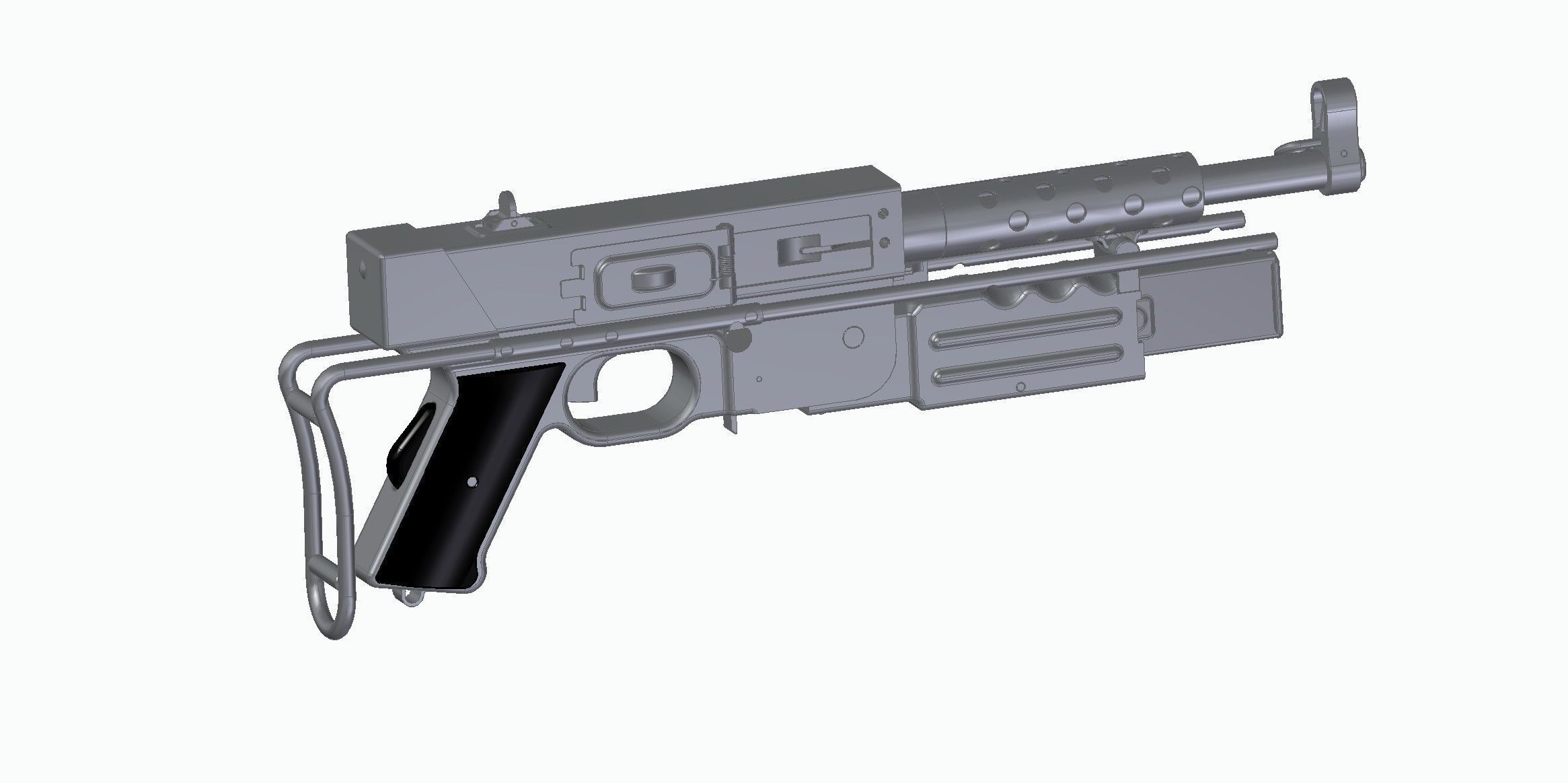 MAT-49 3D model | CGTrader