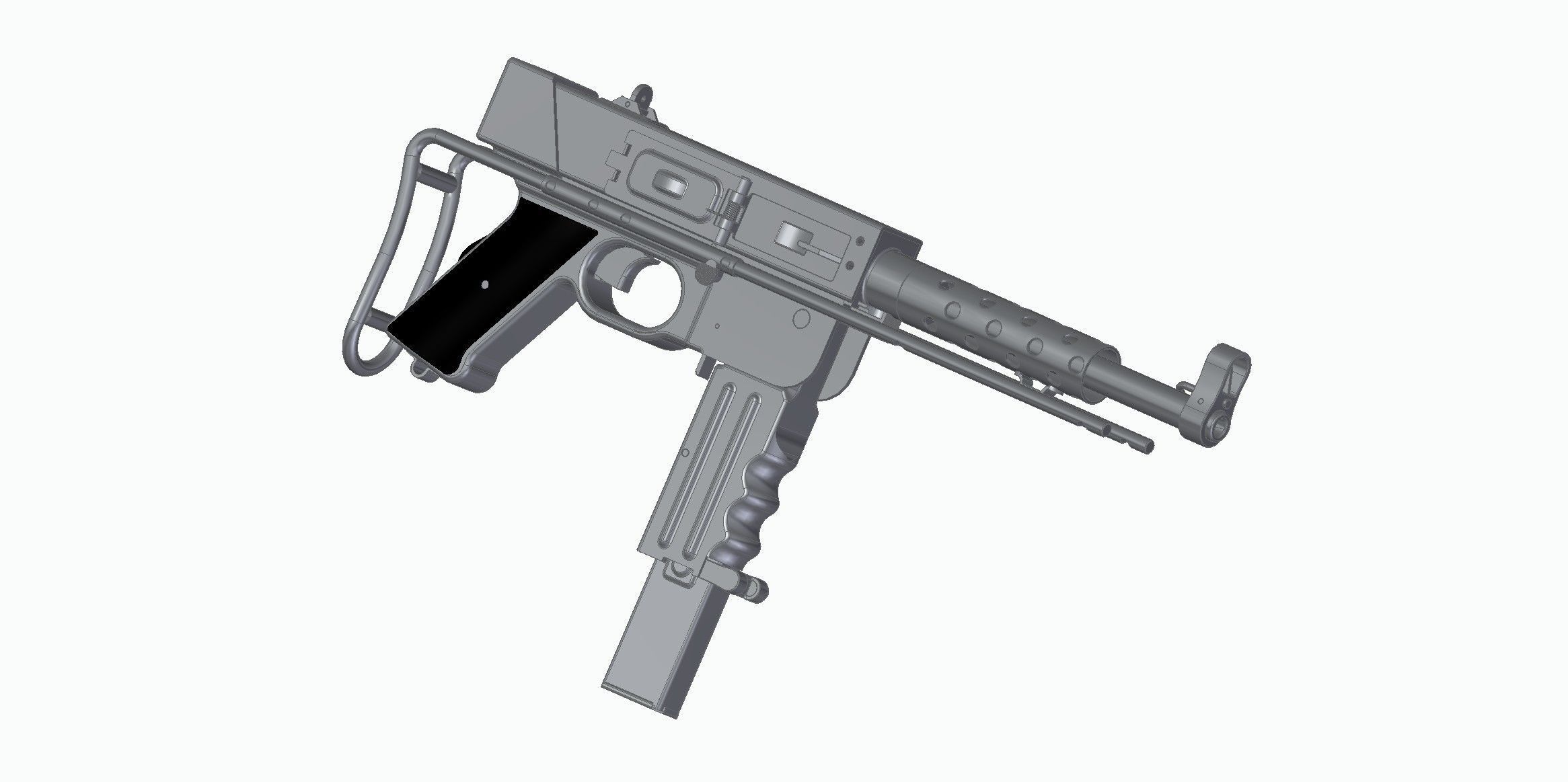 MAT-49 3D model | CGTrader