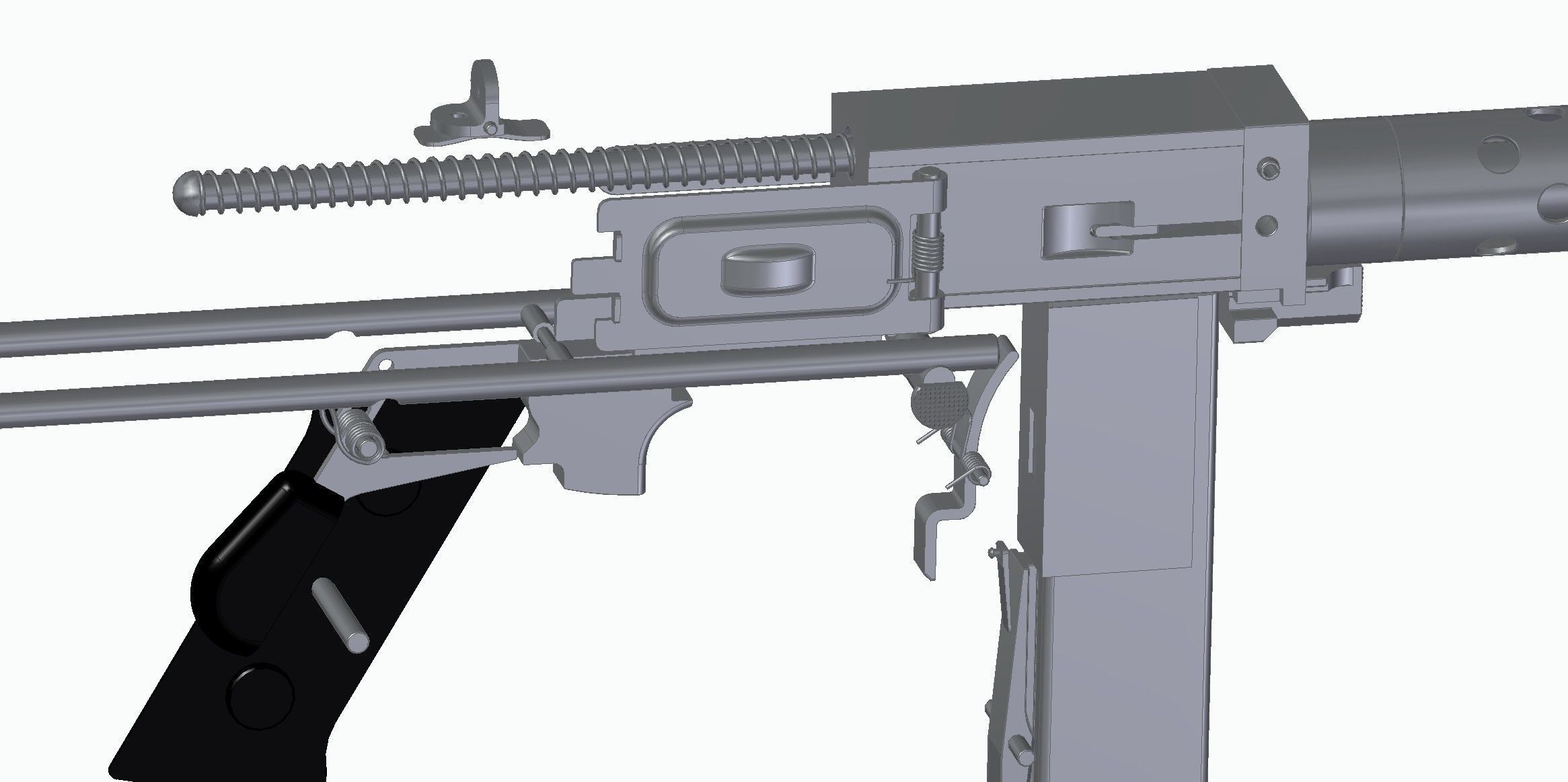 MAT-49 3D model | CGTrader