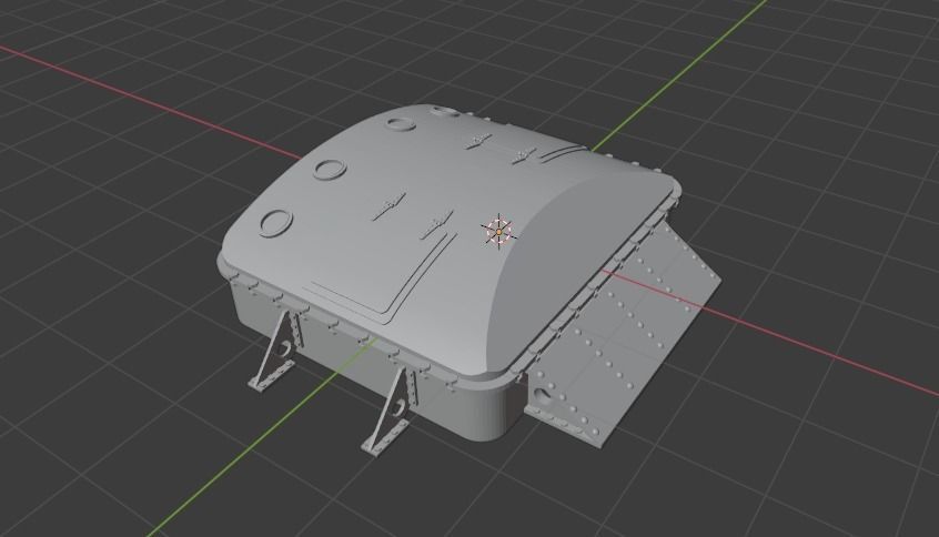 RMS Titanic cargo hatch 3D model | CGTrader