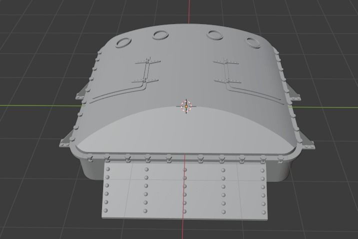 RMS Titanic cargo hatch 3D model | CGTrader