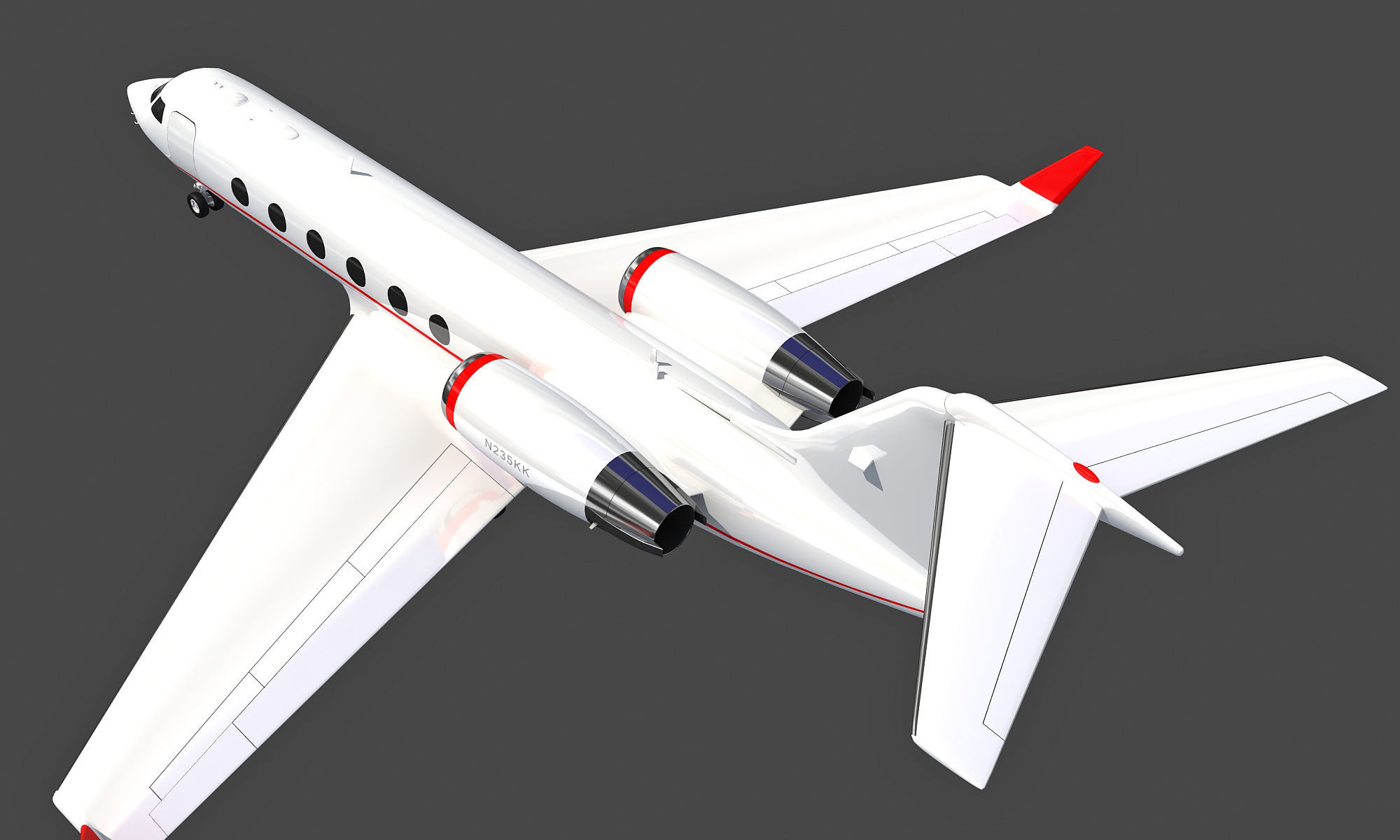Business Jet Aircraft 3D model | CGTrader