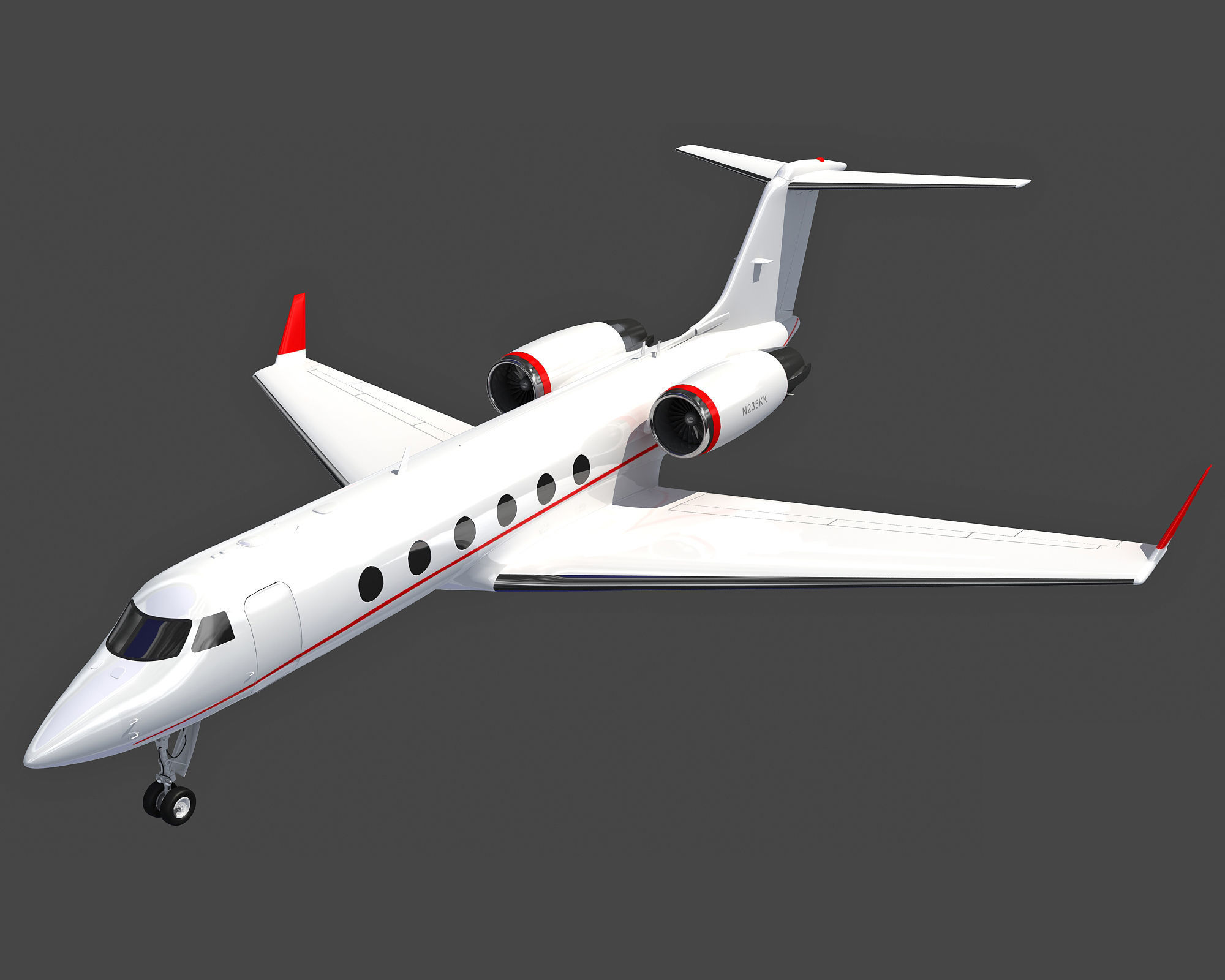 Business Jet Aircraft 3D model | CGTrader